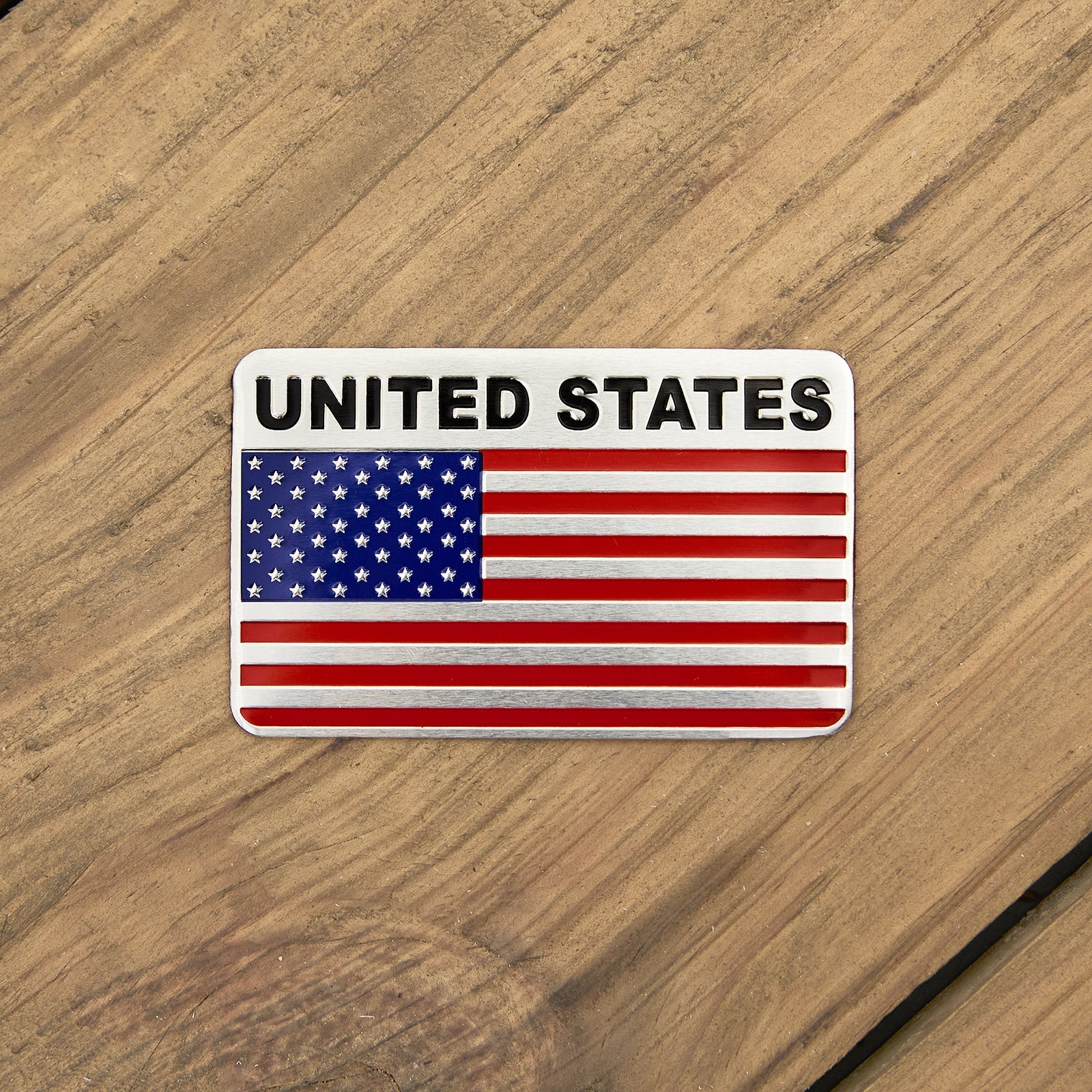 USA FLAG CAR STICKER 2'' x 3''